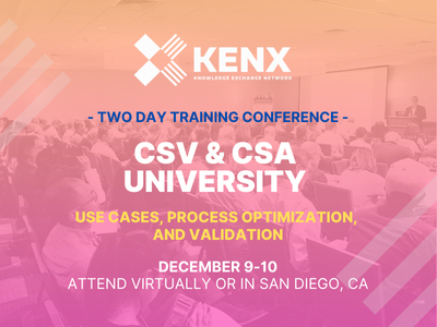 CSV & CSA University | Pharmaceutical Outsourcing - The Journal of ...